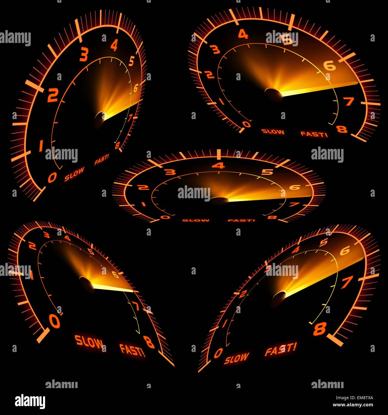 Meter counter Stock Vector Images - Alamy