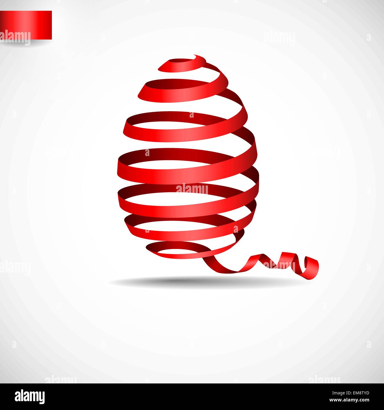 Egg easter ribbon hi-res stock photography and images - Alamy