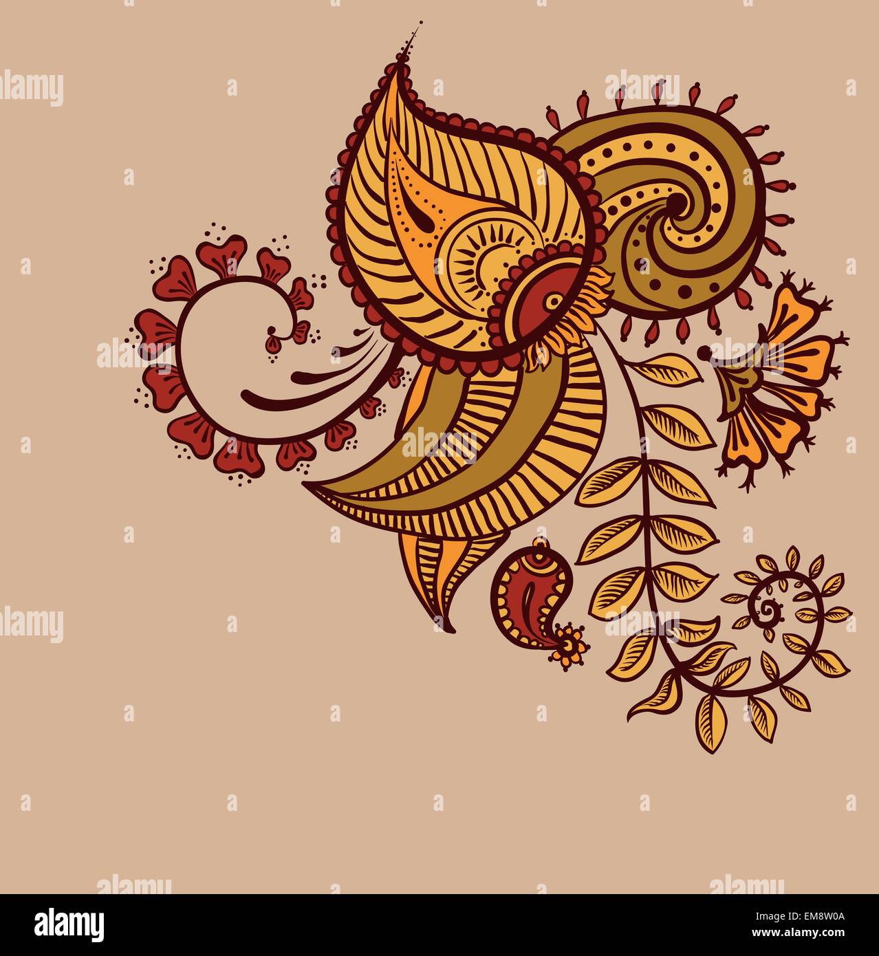 Vector floral design Stock Vector Image & Art - Alamy