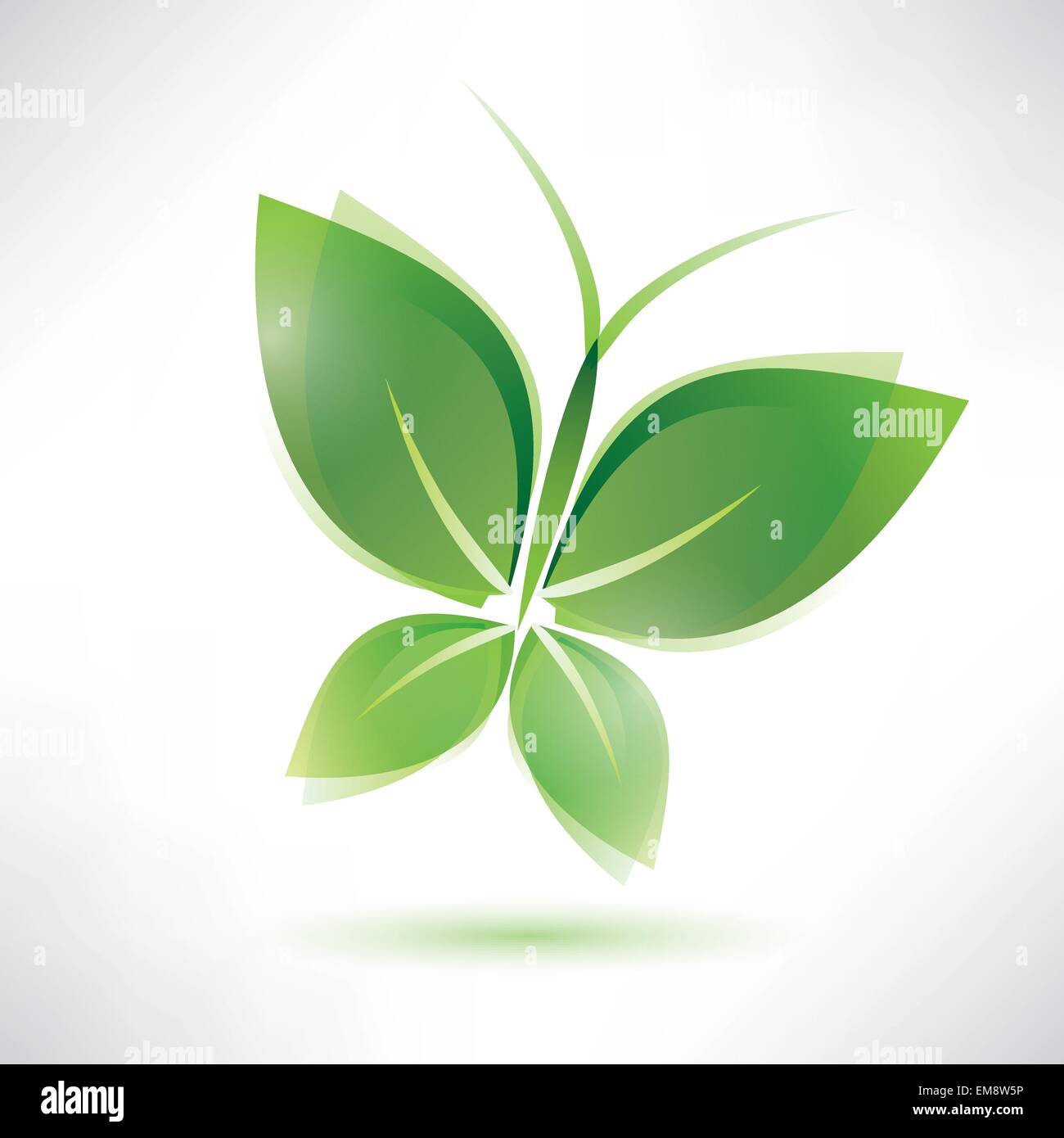 Butterfly insect green Stock Vector Images - Alamy