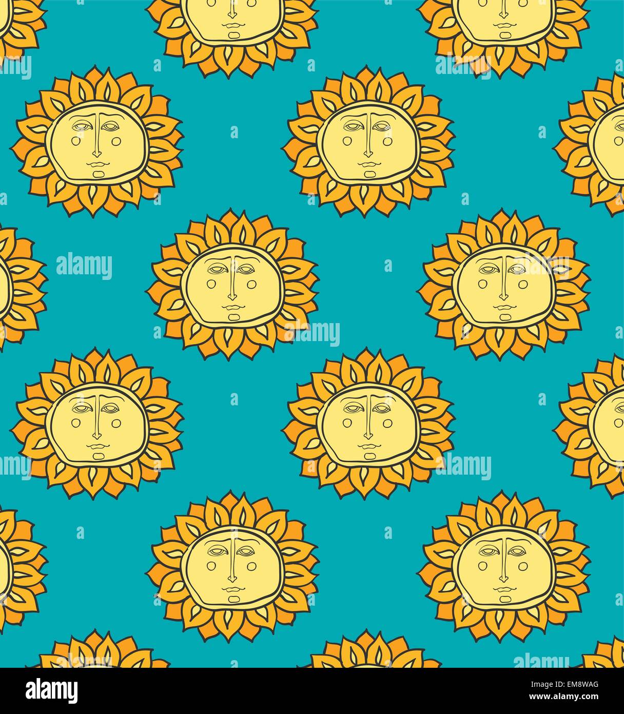 Star shaped sun Stock Vector Images - Alamy