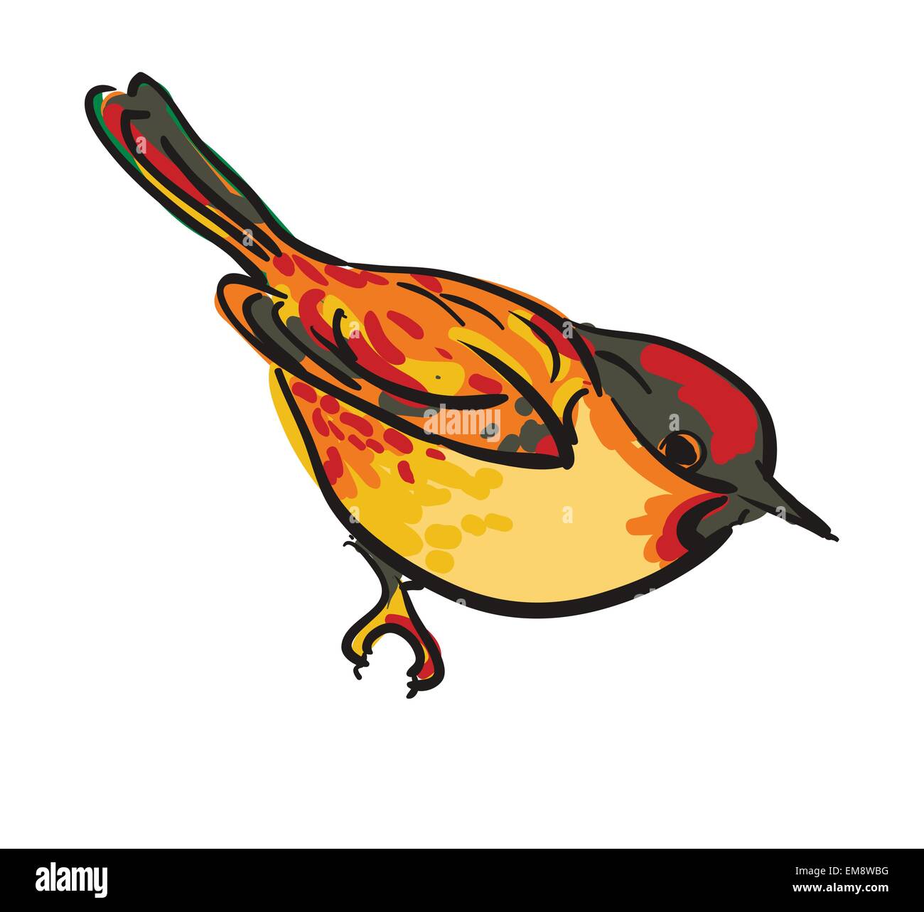 Leaf sparrow Cut Out Stock Images & Pictures - Alamy