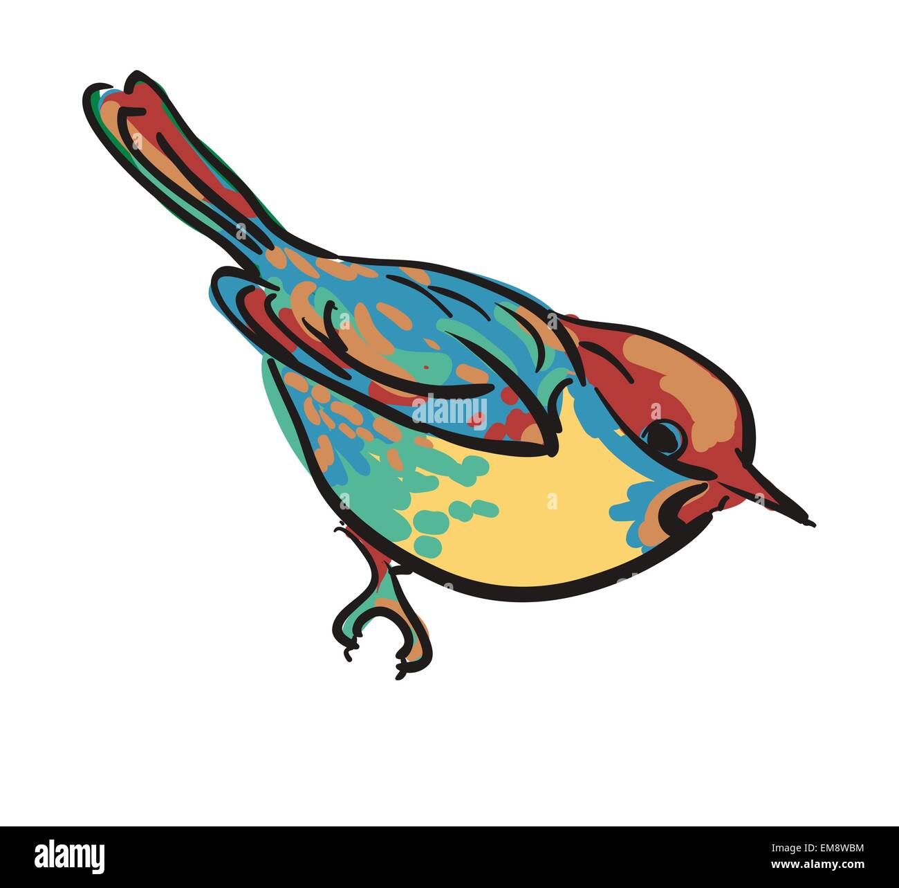 Leaf sparrow Cut Out Stock Images & Pictures - Alamy