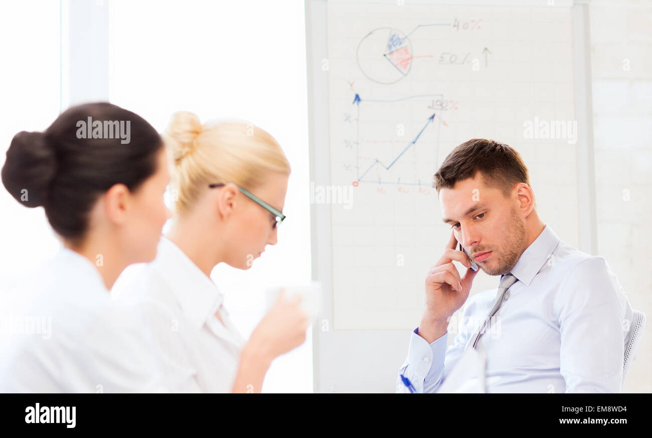 stressed male boss on business meeting Stock Photo - Alamy