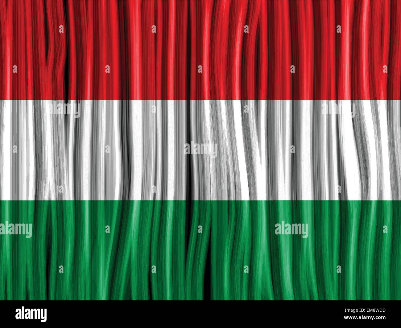 Abstract waving hungary flag Stock Vector Images - Alamy