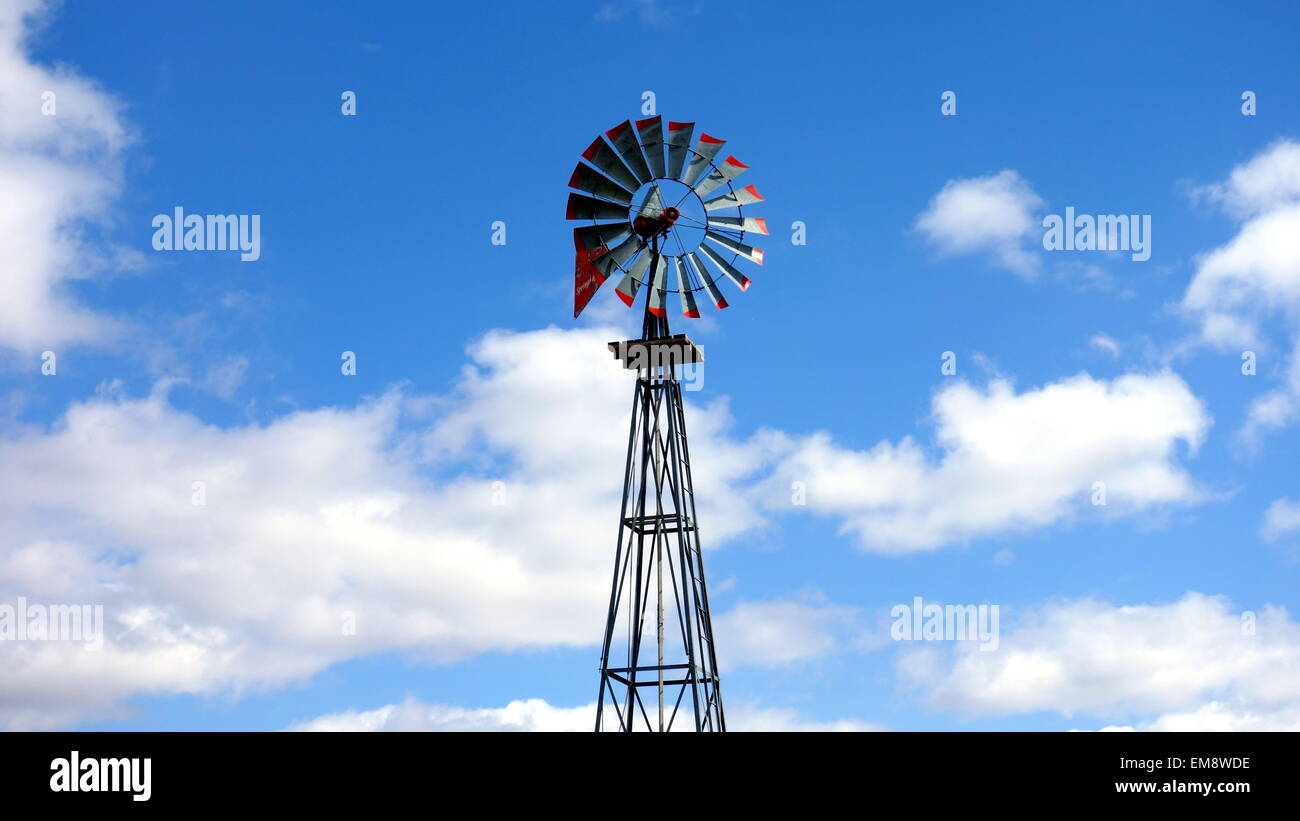Farm wind mill in Ontario, Canada Stock Photo - Alamy