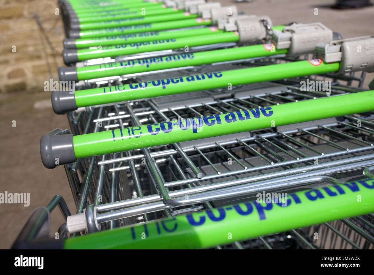 Co operative shopping trolleys hi-res stock photography and images - Alamy