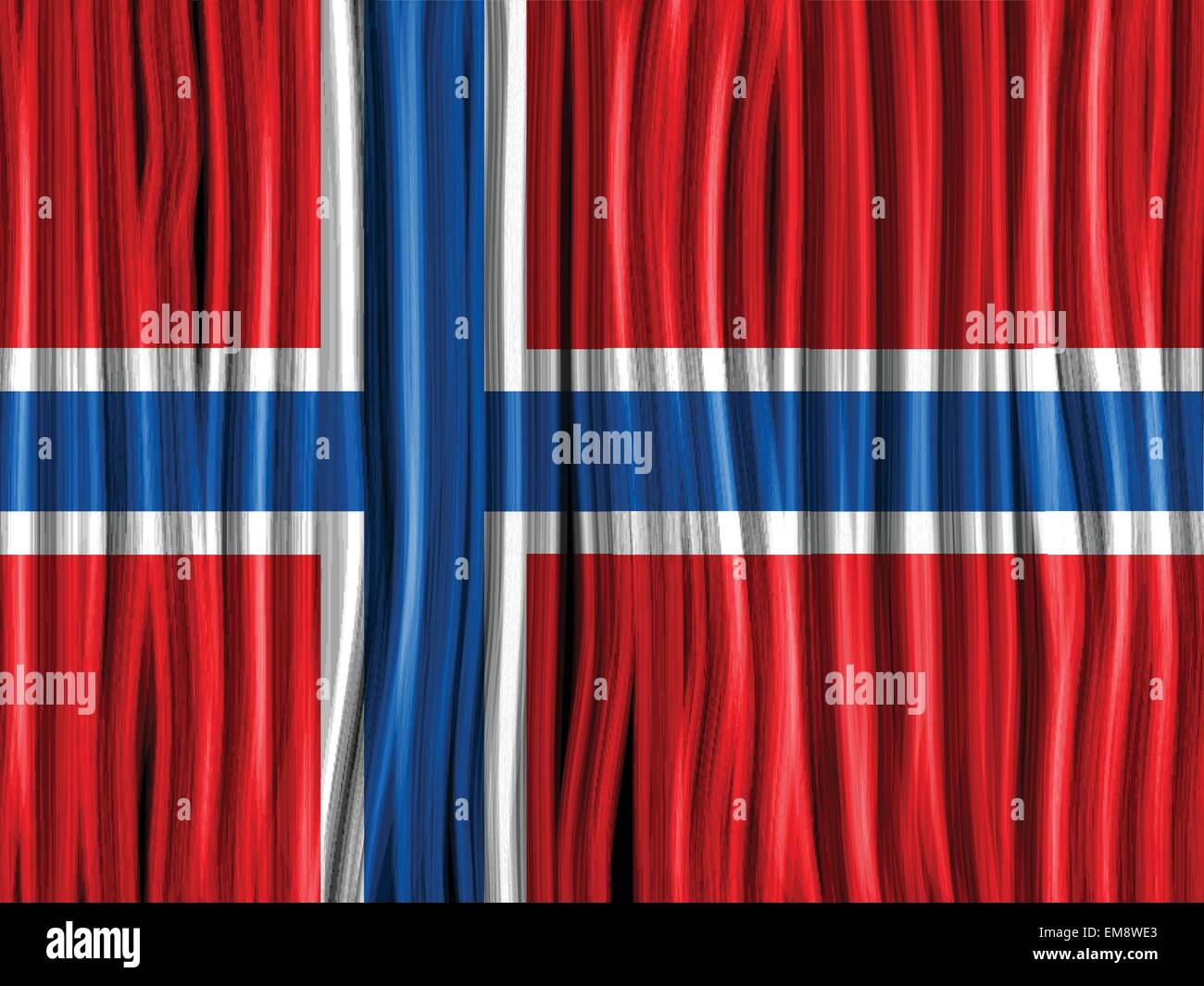 Norway vector flag Stock Vector Images - Alamy