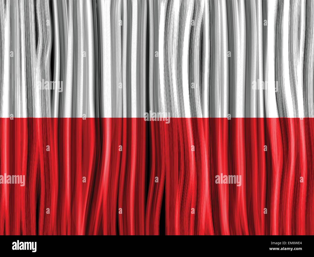 Poland Flag Wave Fabric Texture Background Stock Vector Image & Art - Alamy