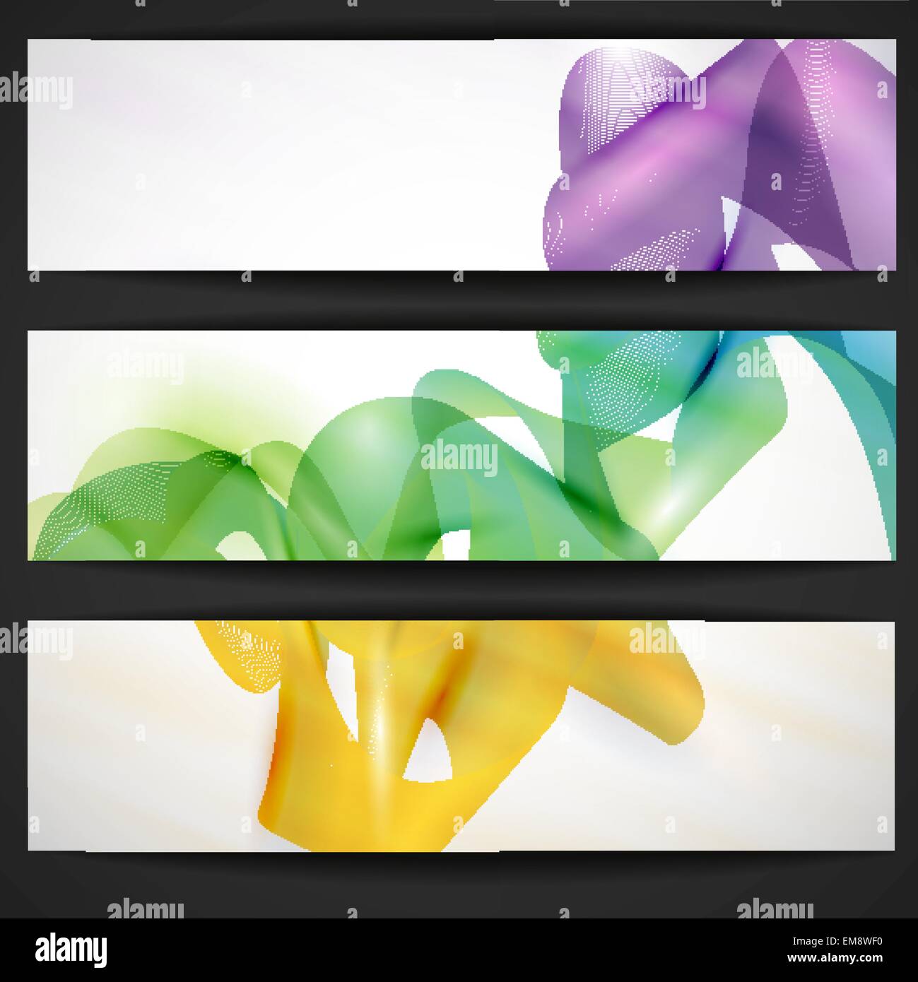 Abstract Smoke Banner Stock Vector Image & Art - Alamy