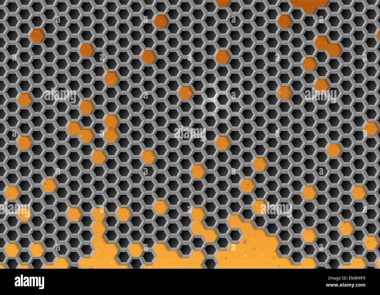 Hexagon metal hi-res stock photography and images - Alamy