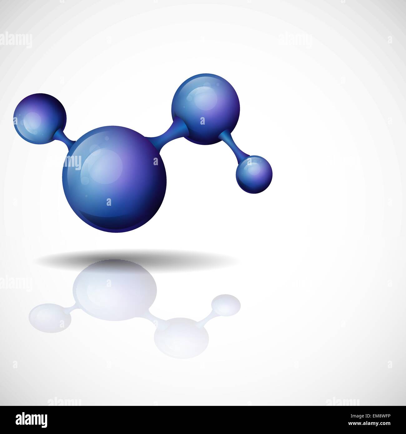 3d Molecule Background Stock Vector Image & Art - Alamy