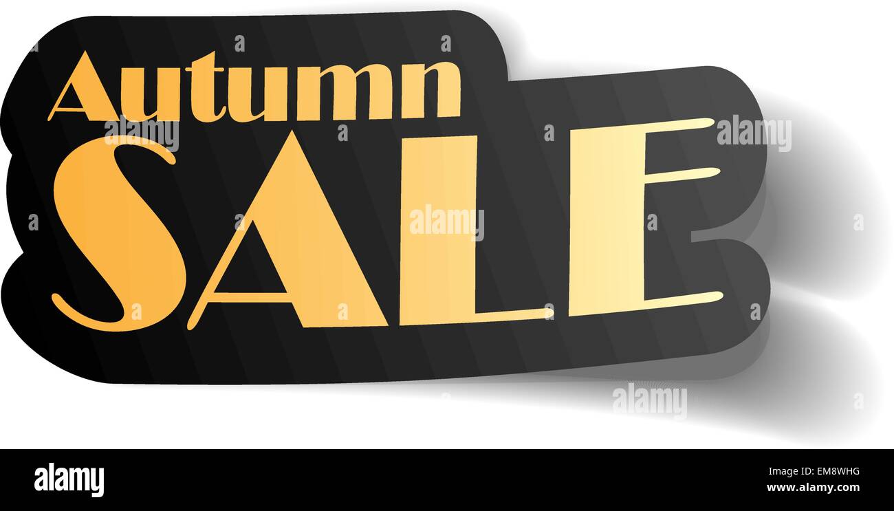 Autumn sale special offer Stock Vector Images - Alamy