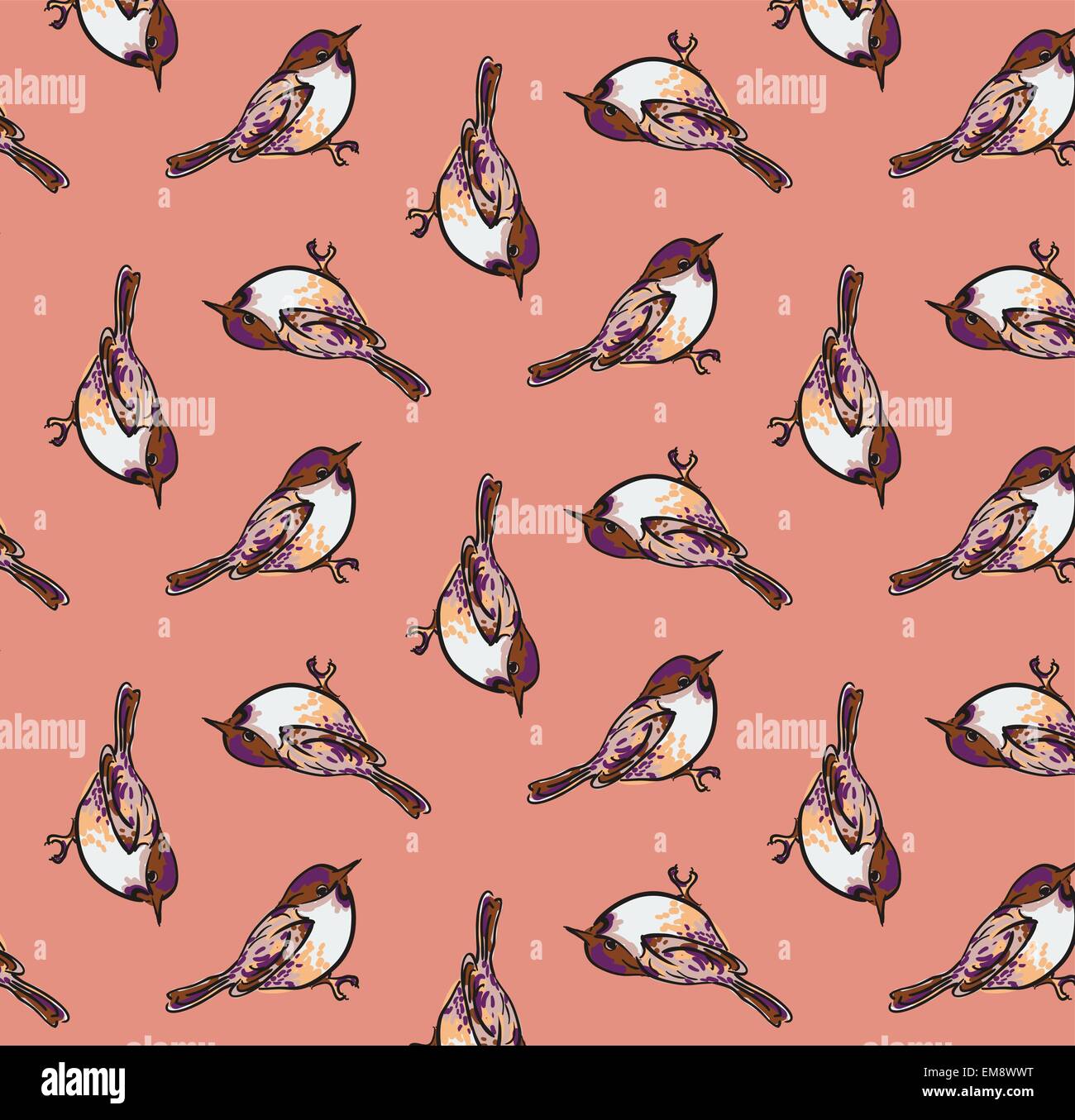 Adorable birds Stock Vector Images - Alamy