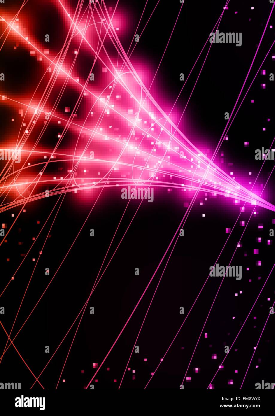Neon Technology Background Stock Vector Image & Art - Alamy