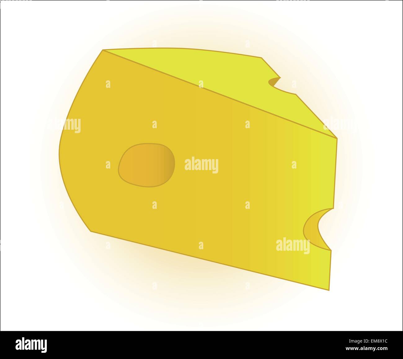 Wedge of cheddar Stock Vector Images - Alamy