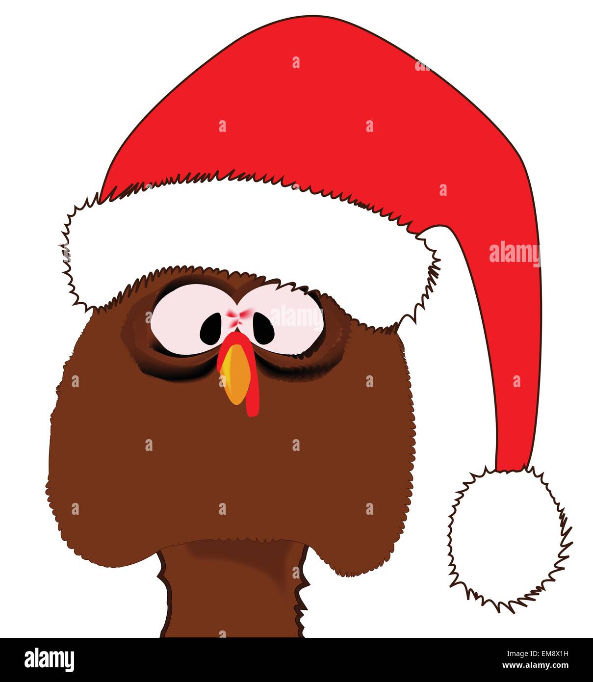 Xmas dinner turkey Stock Vector Images - Alamy