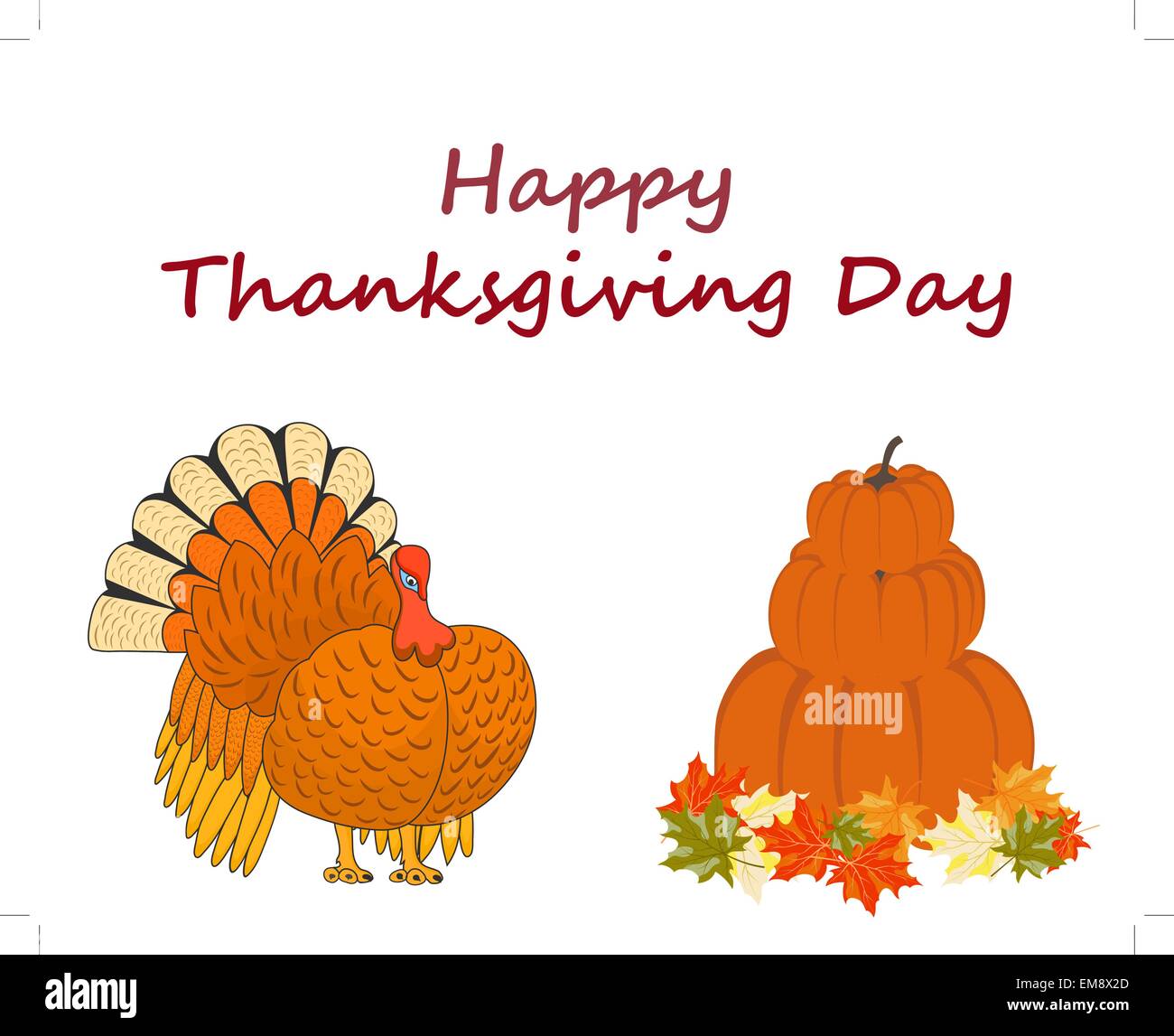 Thanksgiving cartoons Cut Out Stock Images & Pictures - Alamy