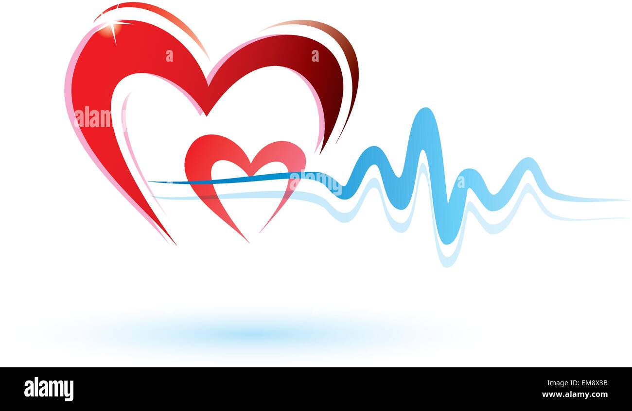 Ecg logo hi-res stock photography and images - Alamy