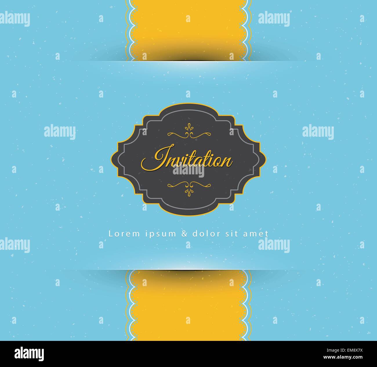 Formal invitation card Stock Vector Images - Alamy