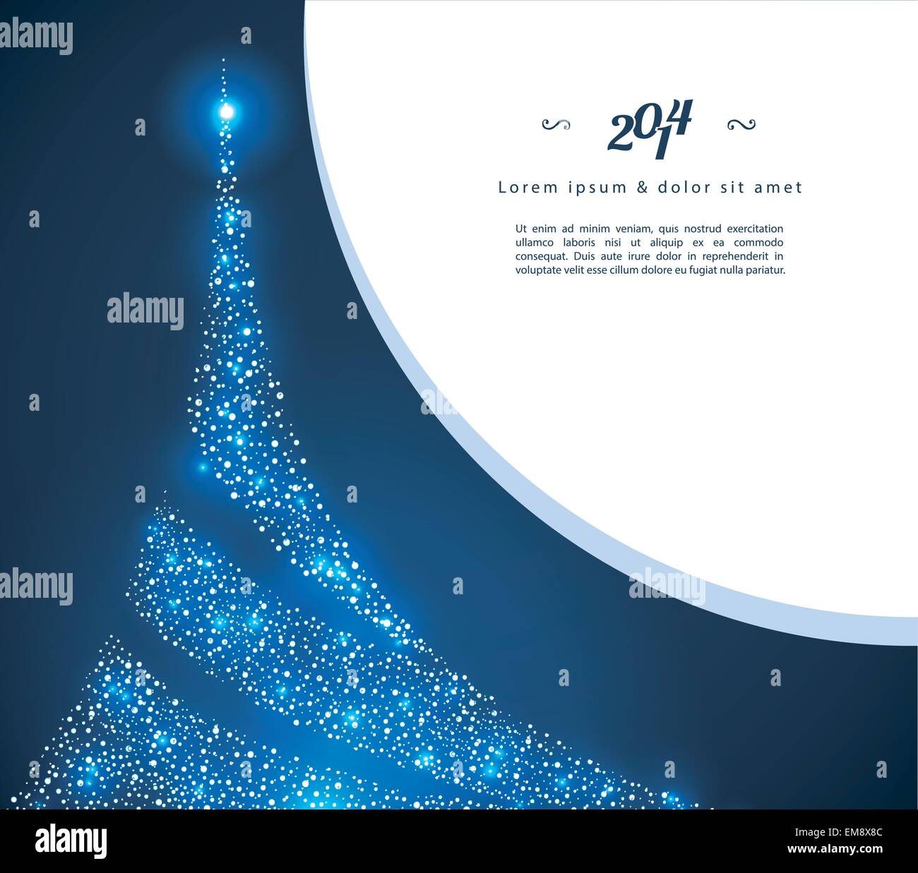 Vector xmas tree hi-res stock photography and images - Alamy