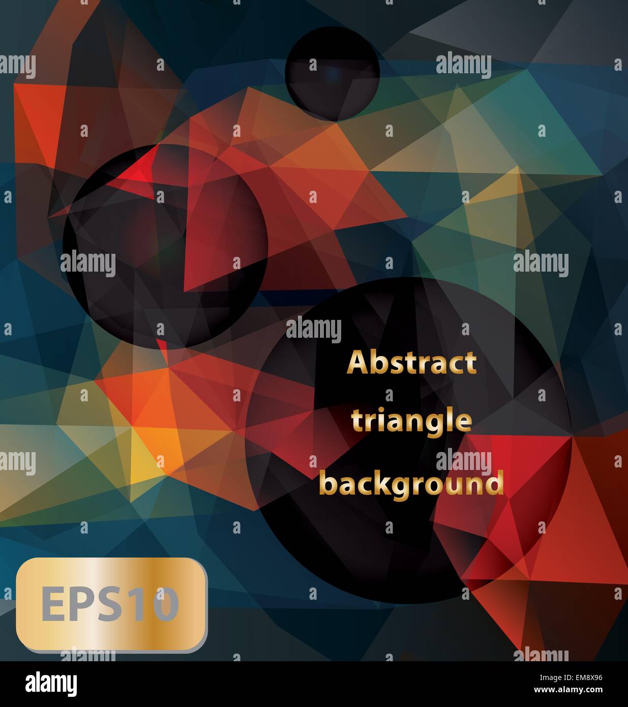 Abstract triangle background Stock Vector Image & Art - Alamy