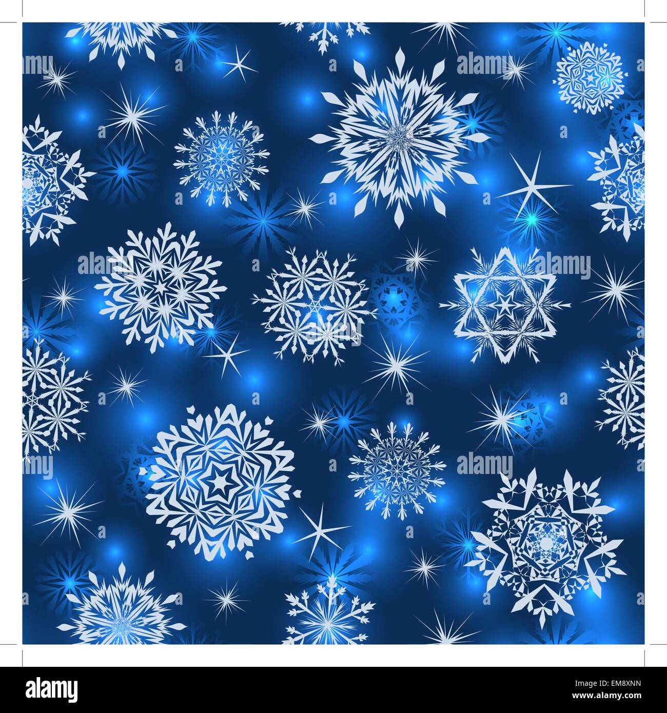 Seamless snowflake patterns Stock Vector Image & Art - Alamy