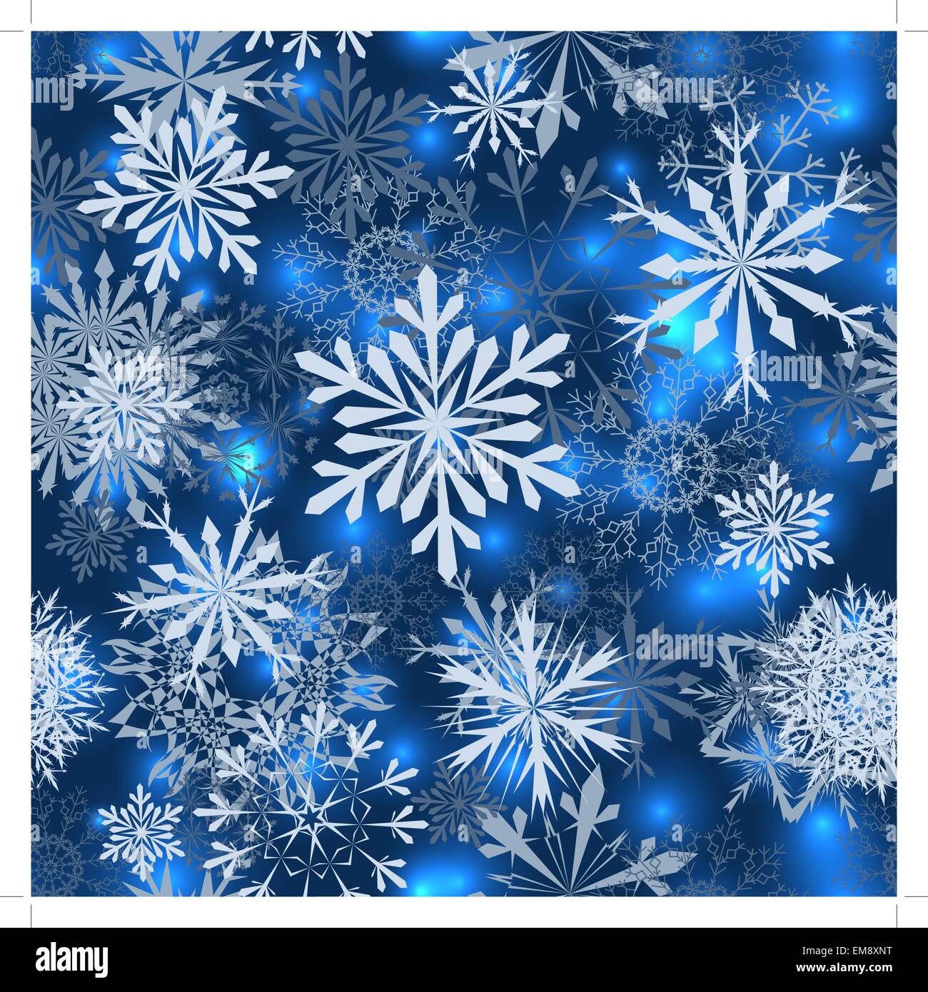 Seamless snowflake patterns Stock Vector Image & Art - Alamy