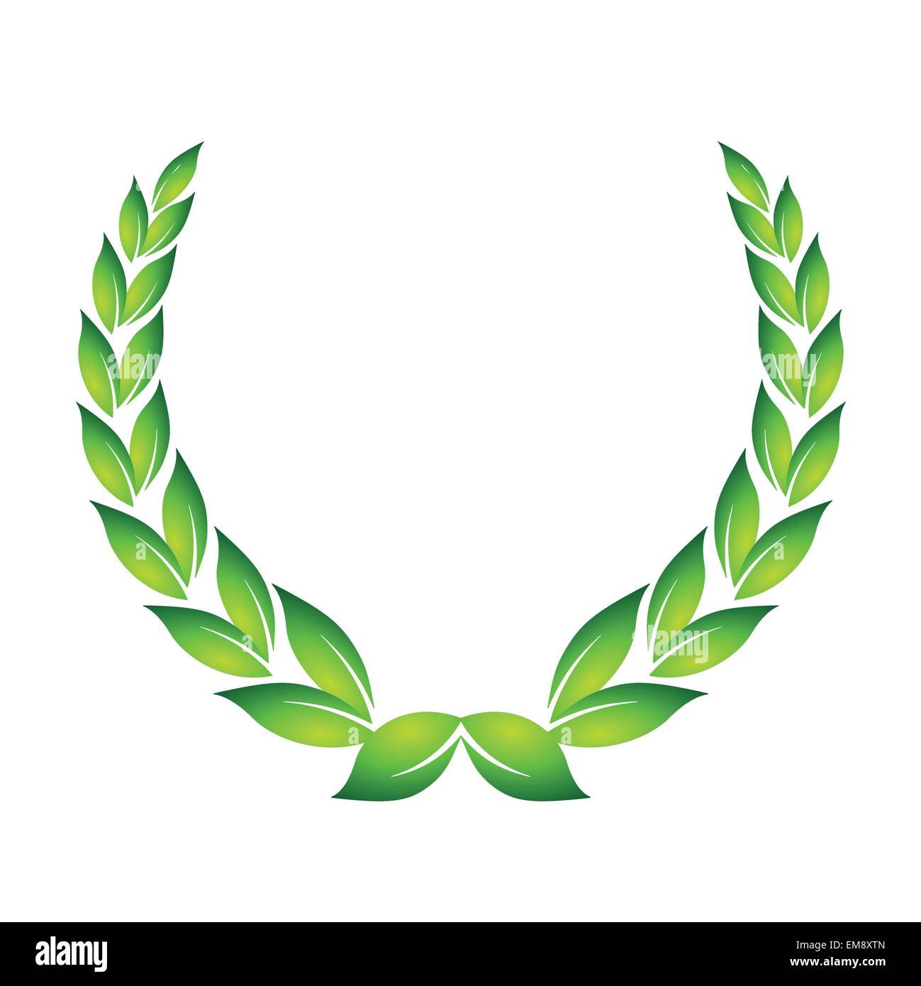 Laurel wreath symbol Cut Out Stock Images & Pictures - Alamy