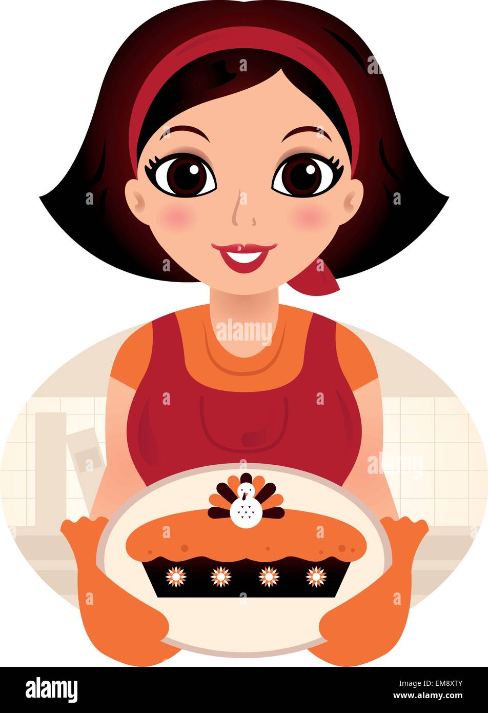 Beautiful festive serving Stock Vector Images - Alamy