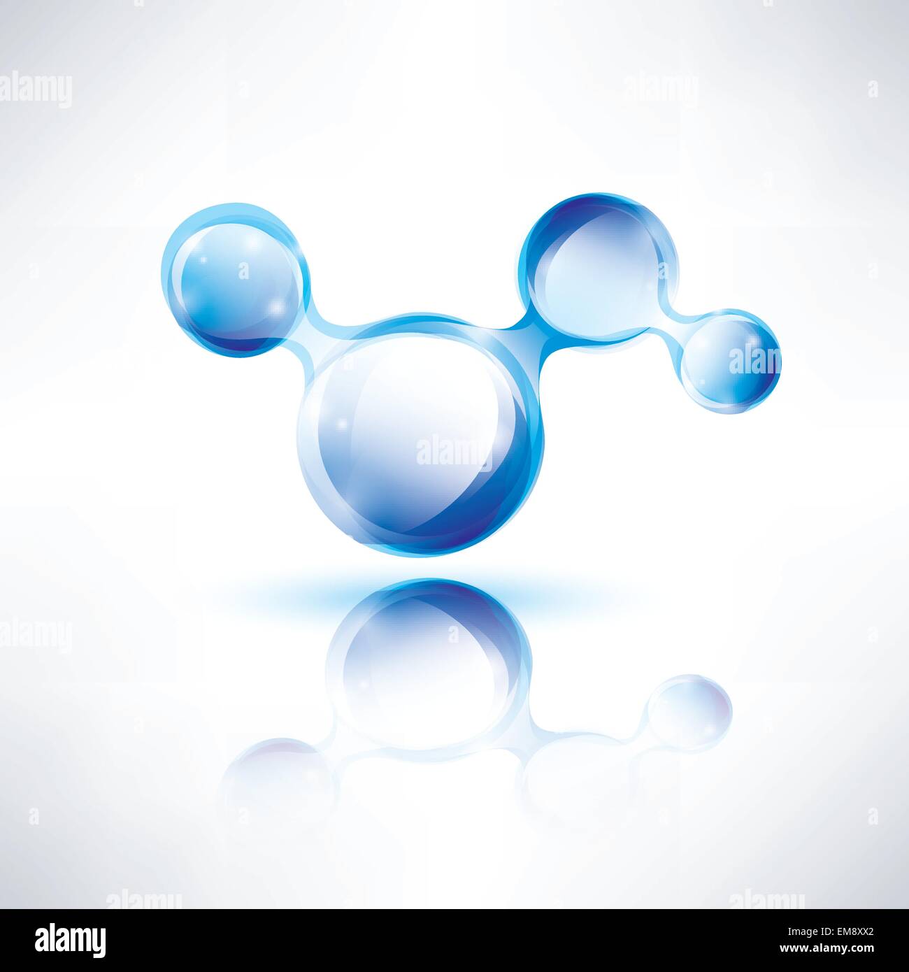 Molecular model of water hi-res stock photography and images - Alamy