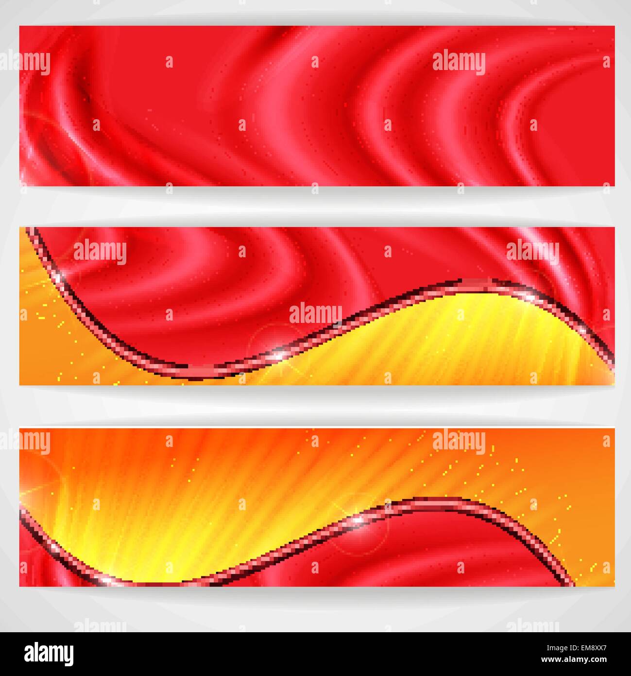 Futuristic banner illustration Stock Vector Images - Alamy