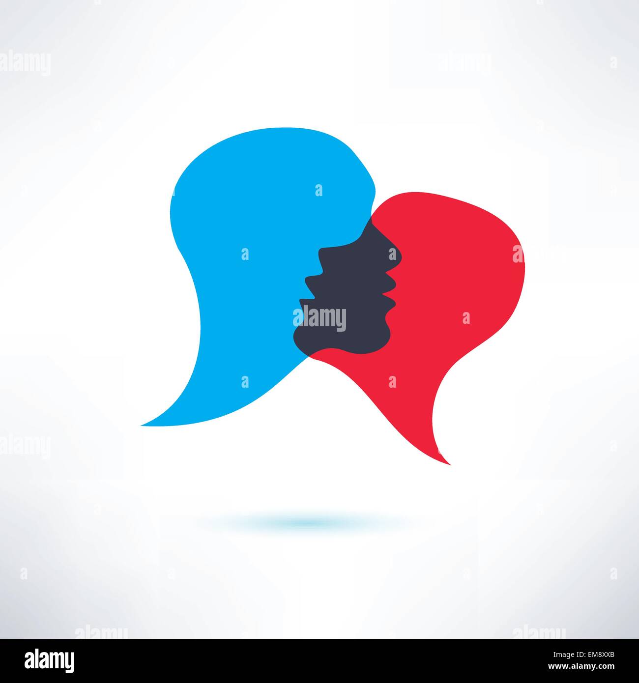 Head abstract icon Stock Vector Images - Alamy