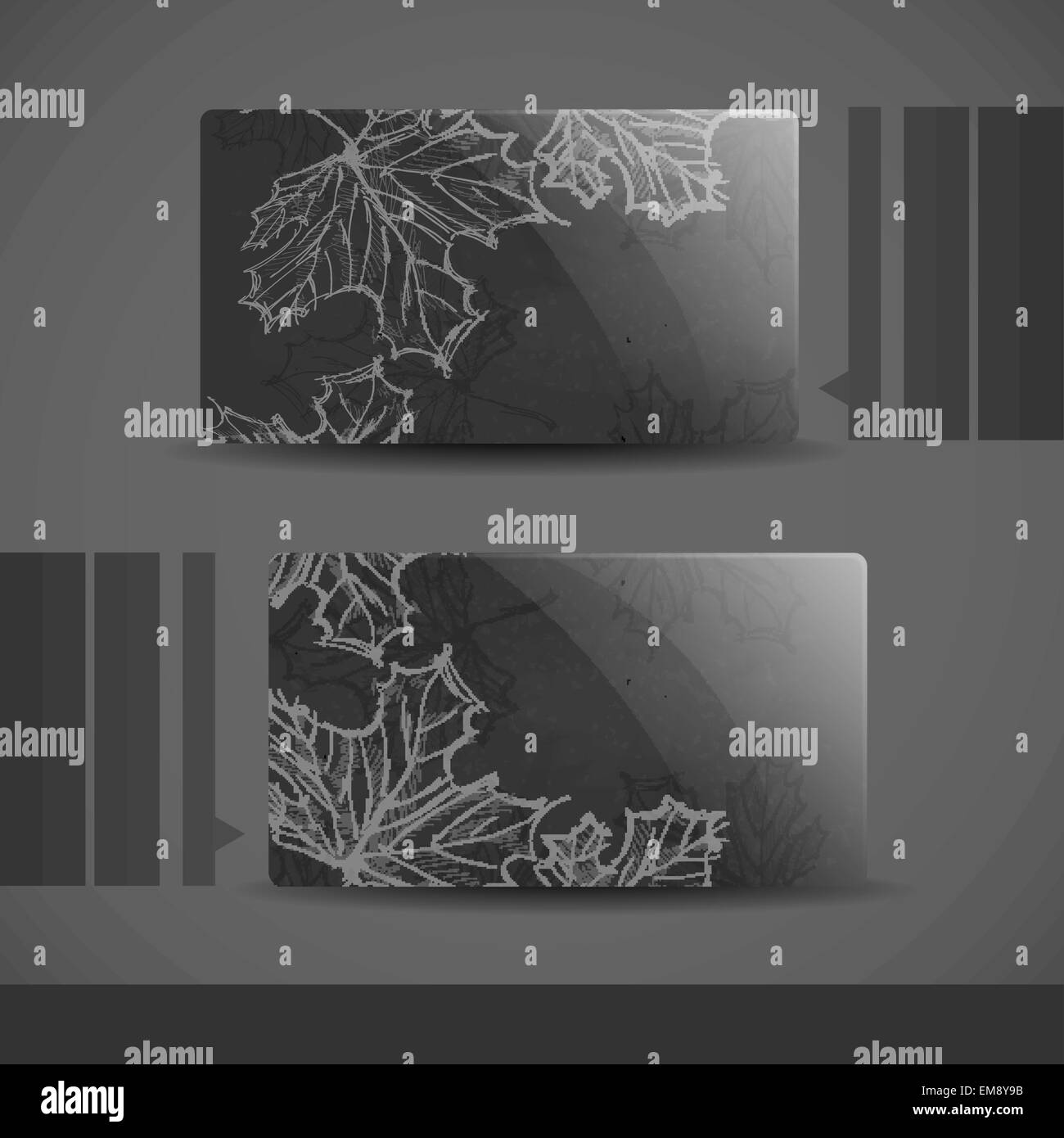 Abstract grunge business card Black and White Stock Photos & Images - Alamy