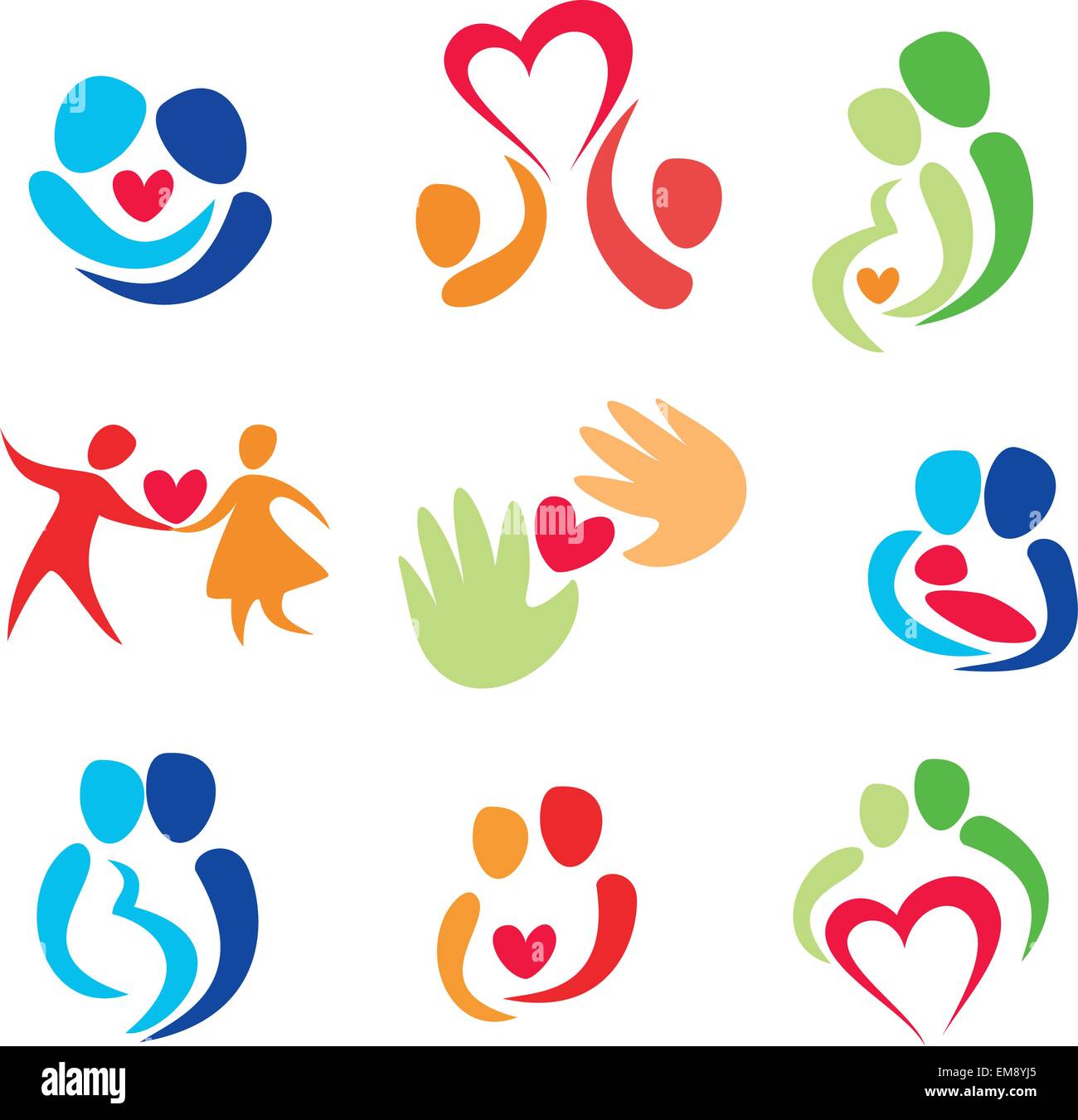 Happy life art Stock Vector Images - Alamy