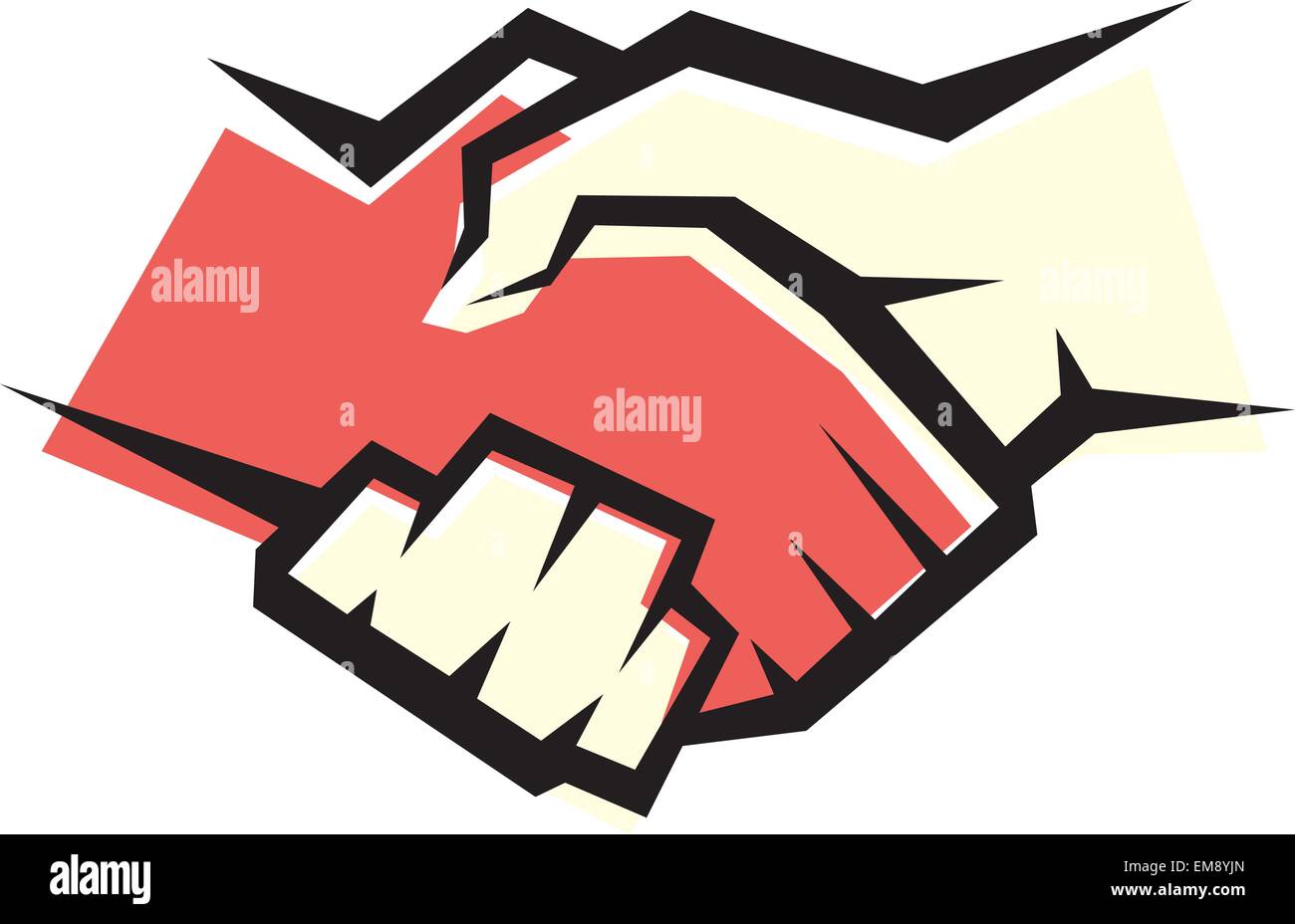 handshake vector symbol Stock Vector Image & Art - Alamy