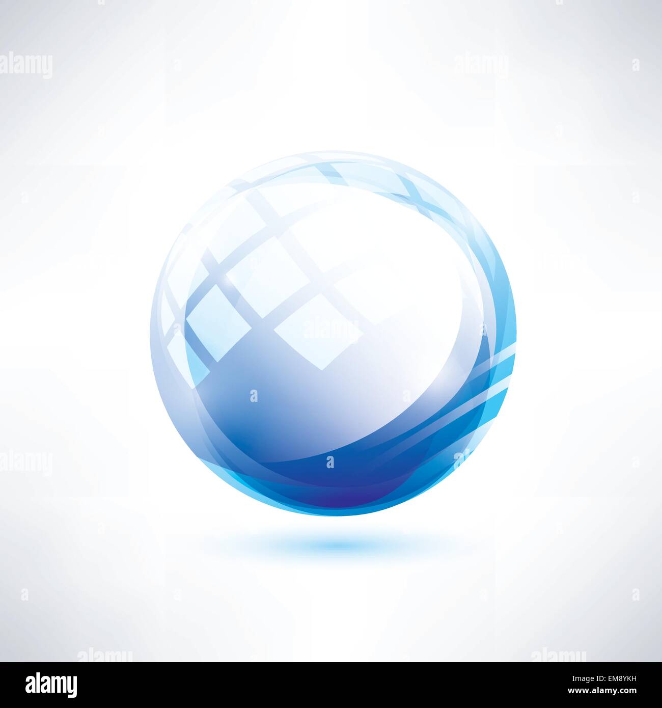 Abstract blue shape hi-res stock photography and images - Alamy