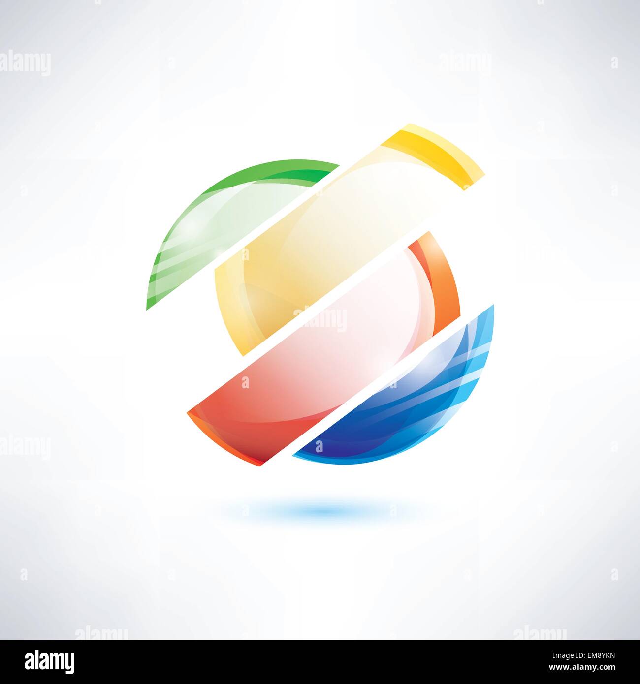 Glass segments Stock Vector Images - Alamy