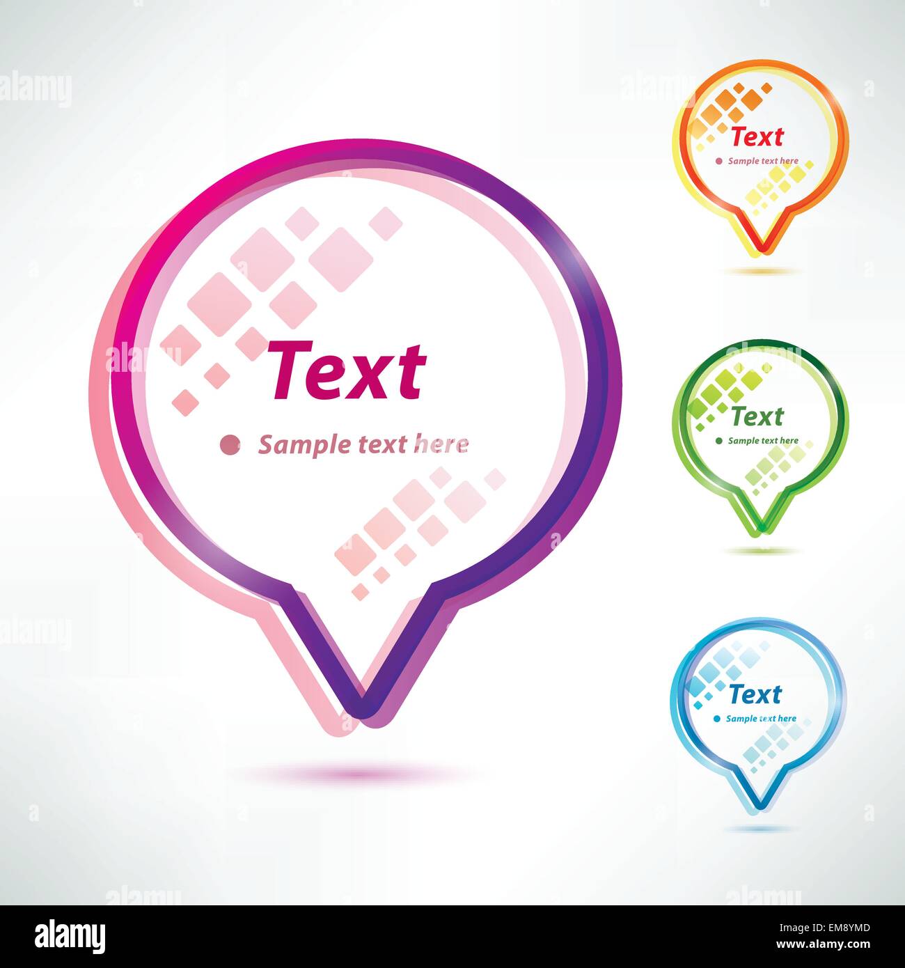 Chat vector icons Stock Vector Images - Alamy