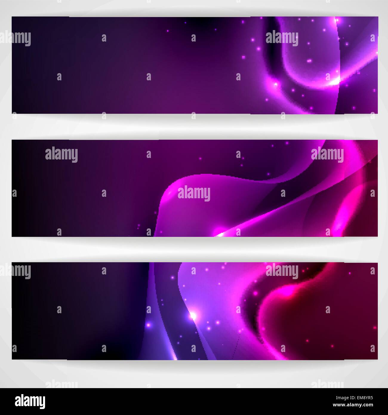 Dark Purple Abstract Banner Stock Vector Image & Art - Alamy