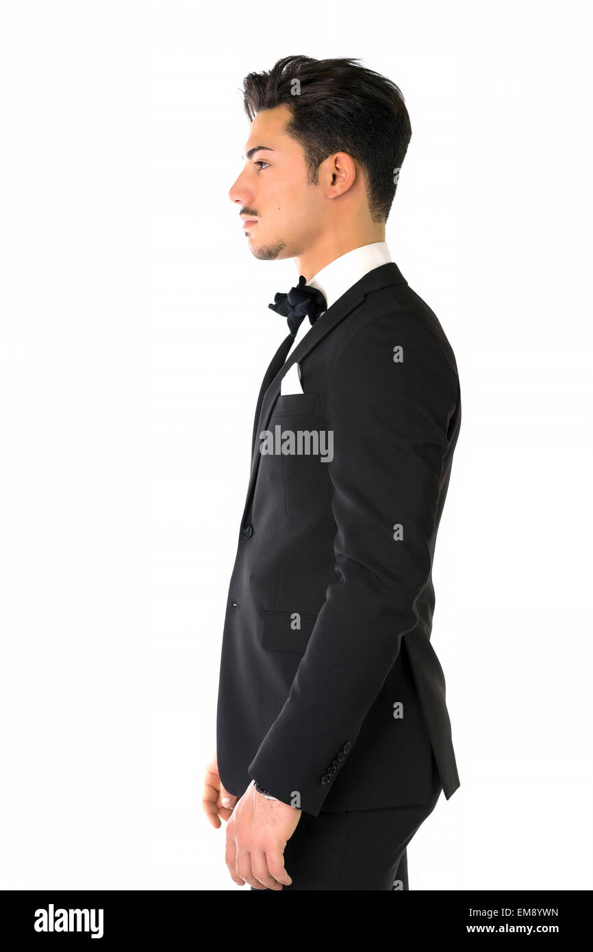 Suit profile standing studio hi-res stock photography and images - Alamy