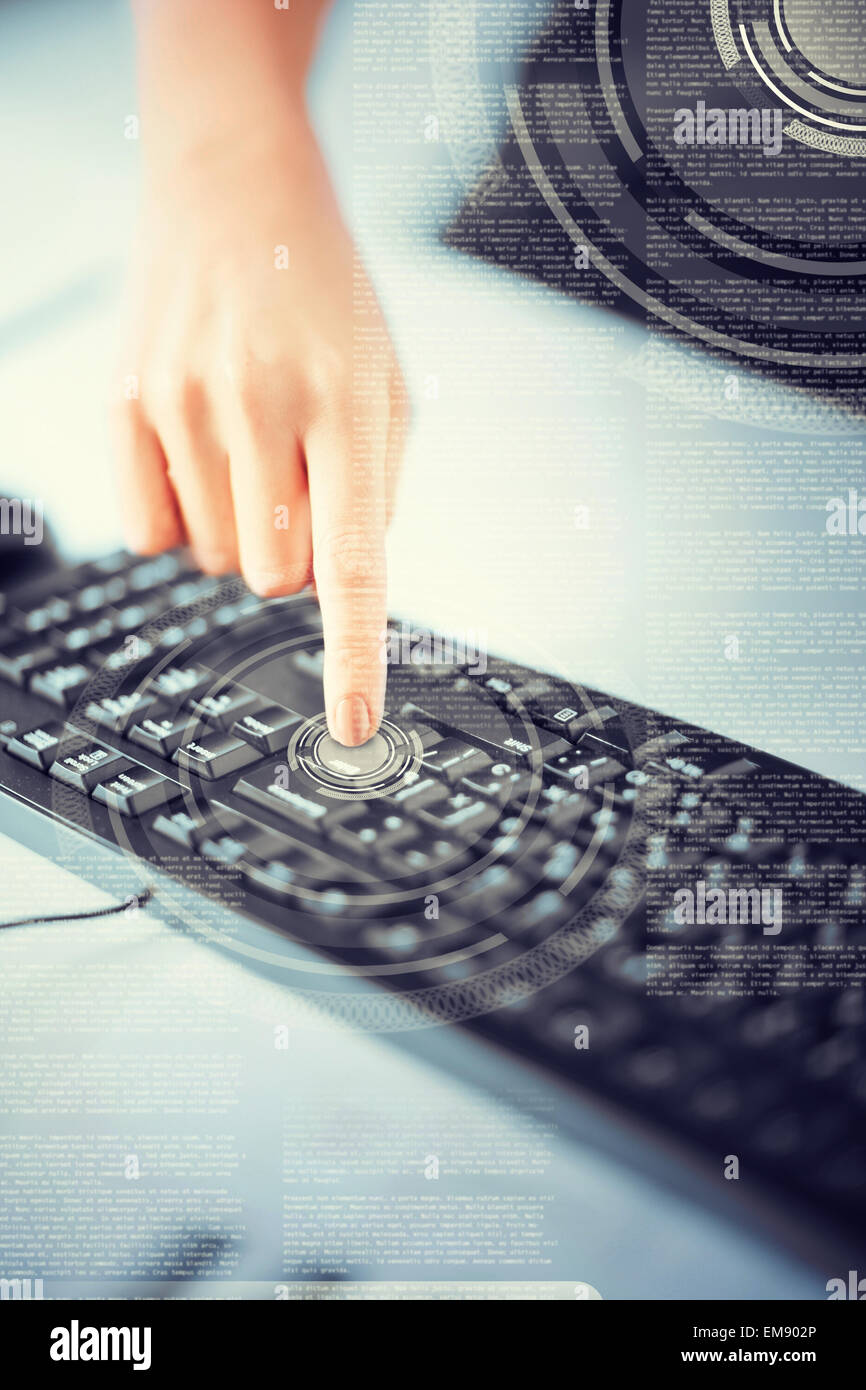 Enter numbers on virtual hi-res stock photography and images - Alamy