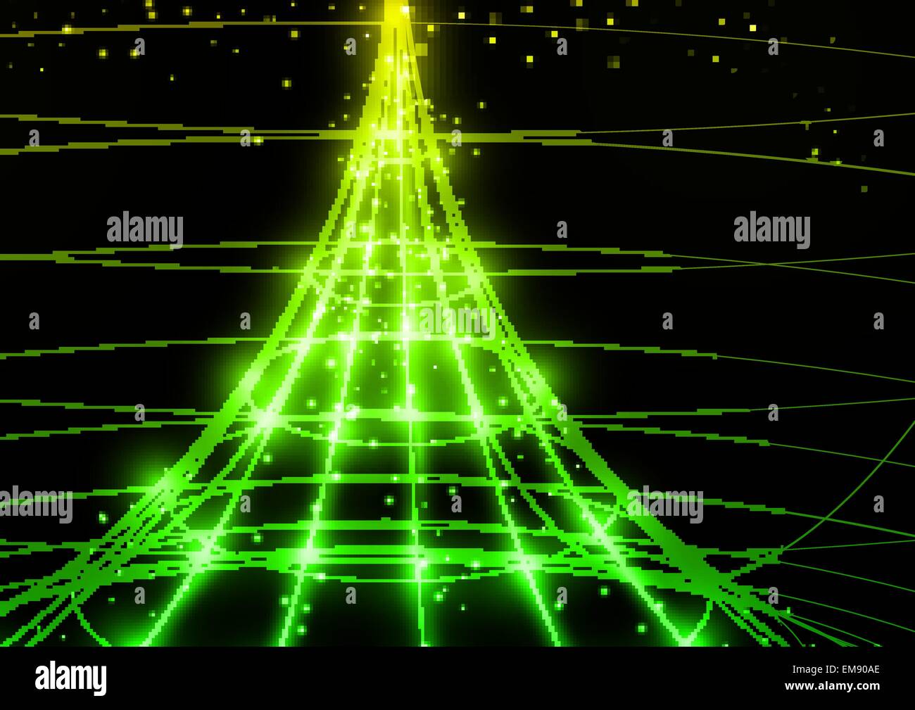 Neon Technology Background Stock Vector Image & Art - Alamy