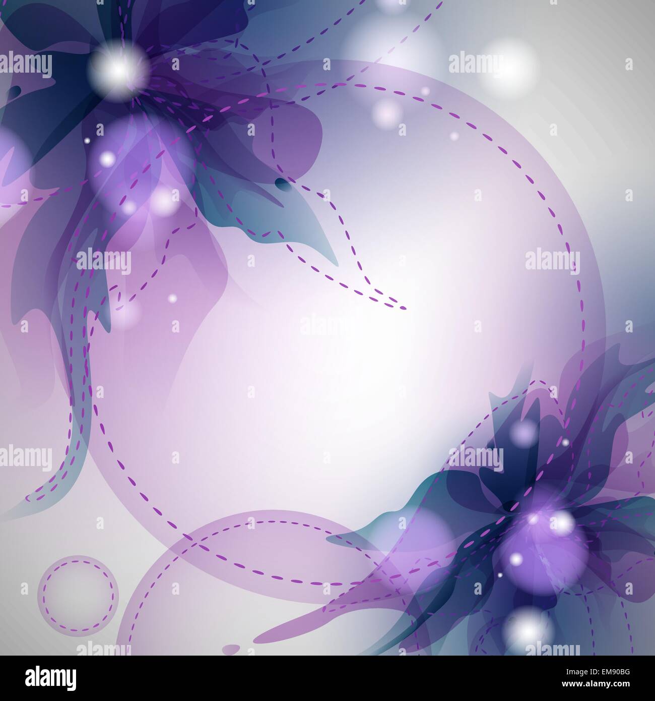 Abstract Flower Background Stock Vector Image & Art - Alamy