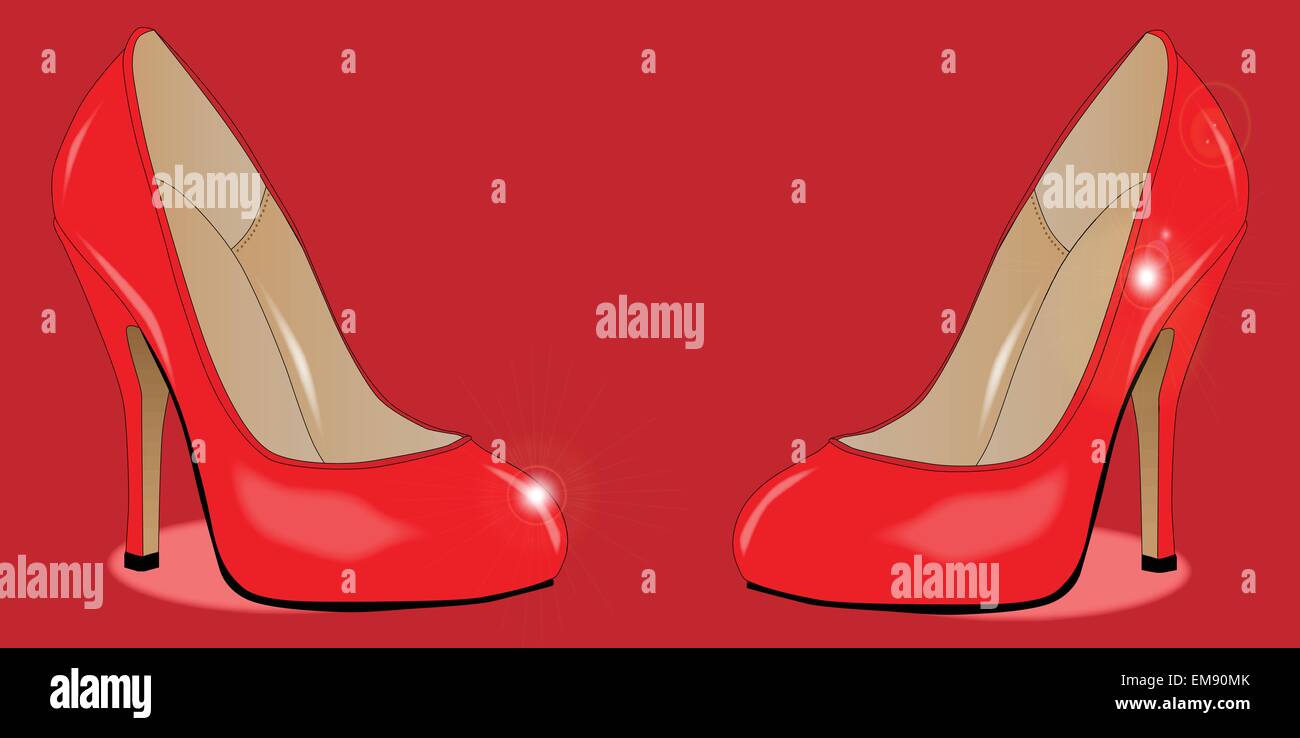 Stiletto heals Stock Vector Images - Alamy