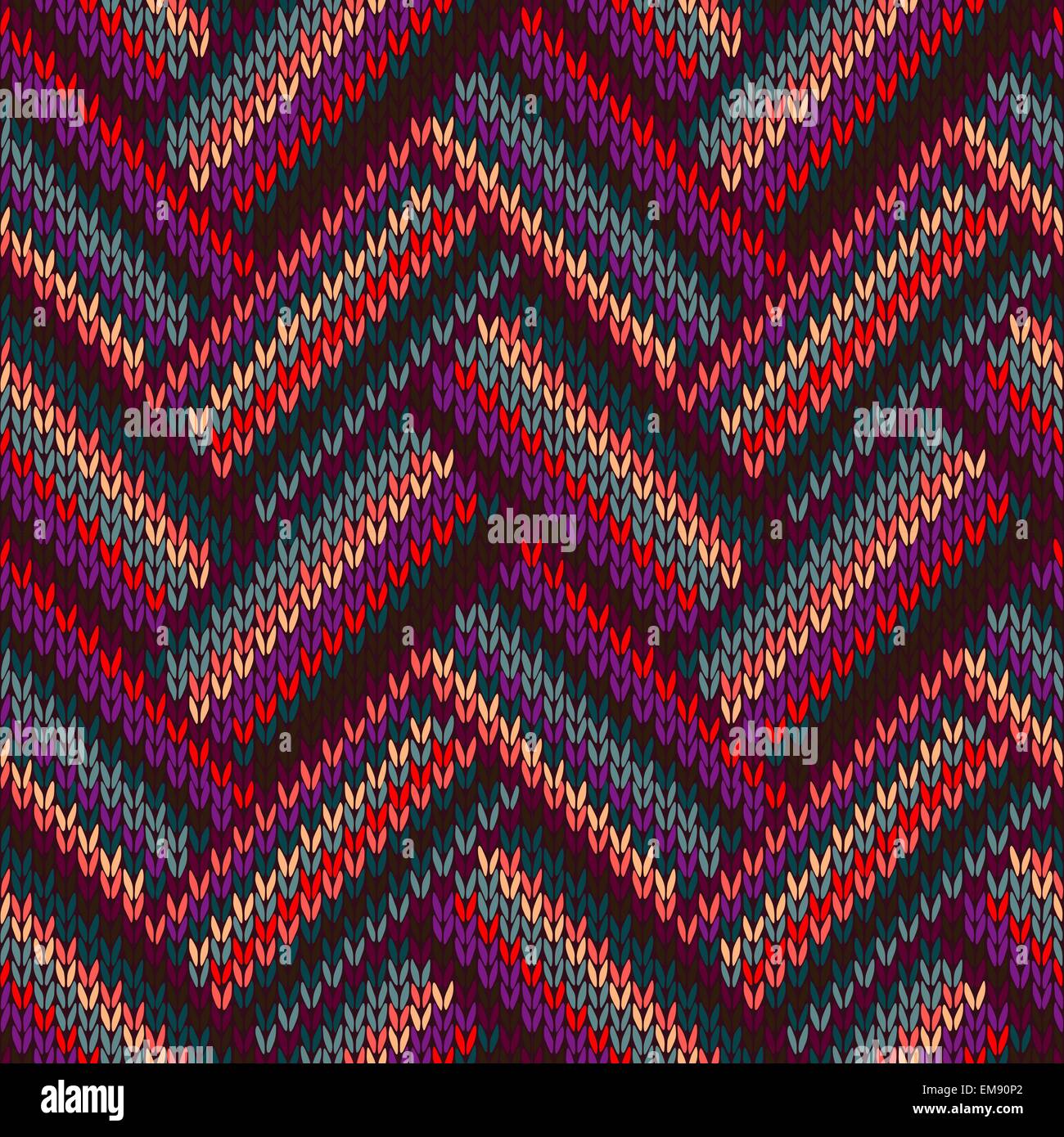 Seamless Knitted Pattern Stock Vector Image & Art - Alamy