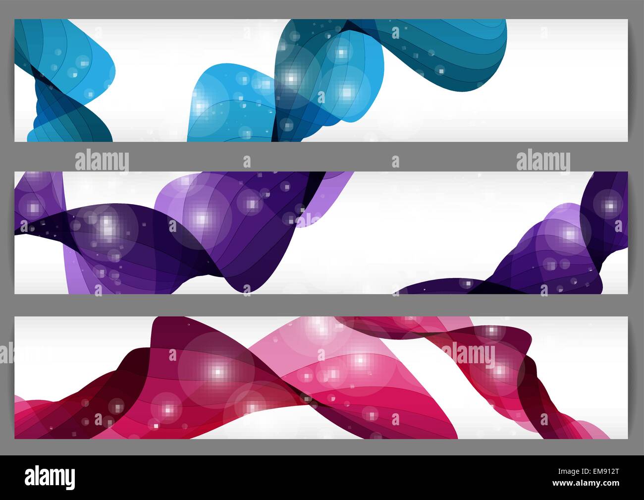 Colourful banners Stock Vector Images - Alamy