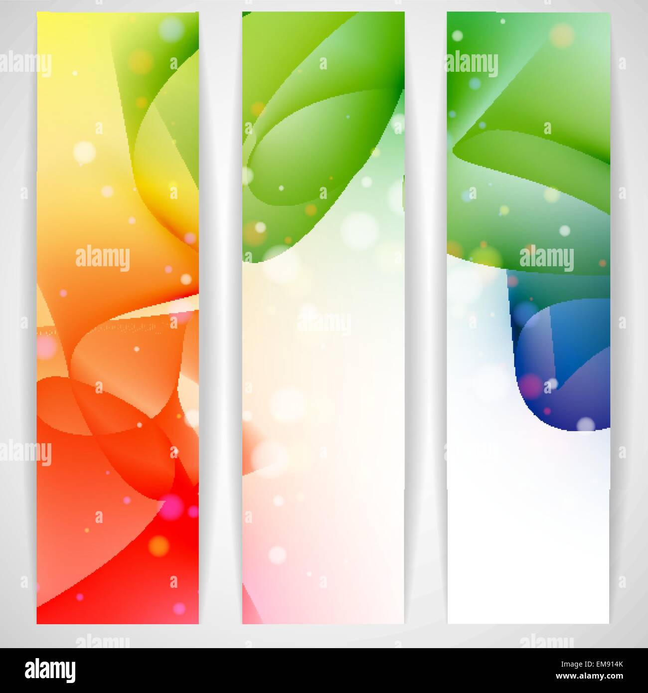 Colorful Abstract Banner Stock Vector Image & Art - Alamy