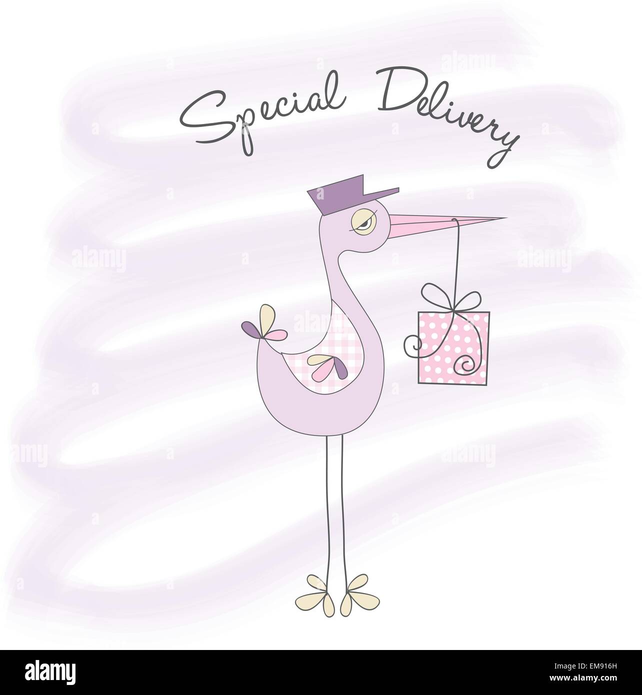 Blue baby shower invite Cut Out Stock Images & Pictures - Alamy