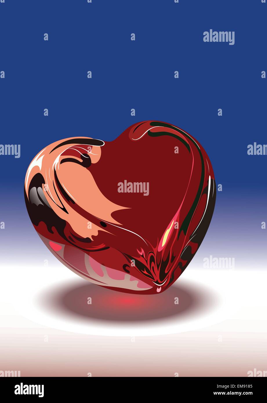 Candle heart Stock Vector Images - Alamy